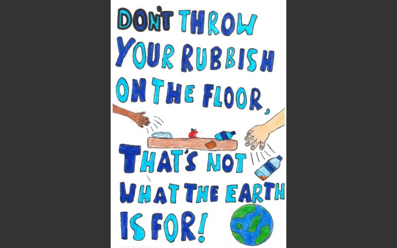 No Littering Poster