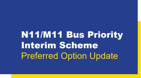 Have your say on the N11 M11 Bus Priority Interim Scheme | Dún Laoghaire-Rathdown County Council
